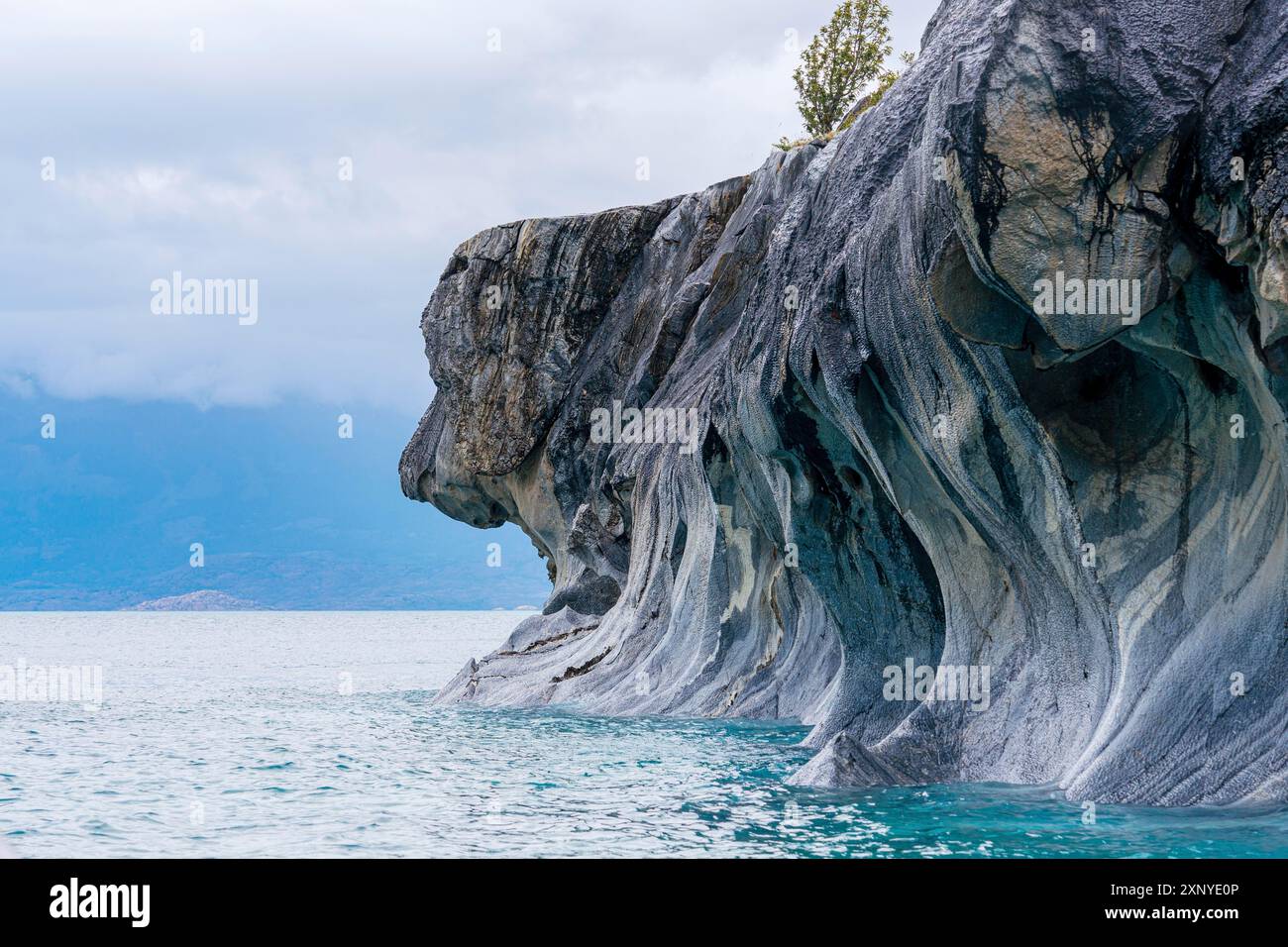 Marble Caves, Puerto Rio Tranquilo, Chile Chico, Aysen, Chile Stock ...