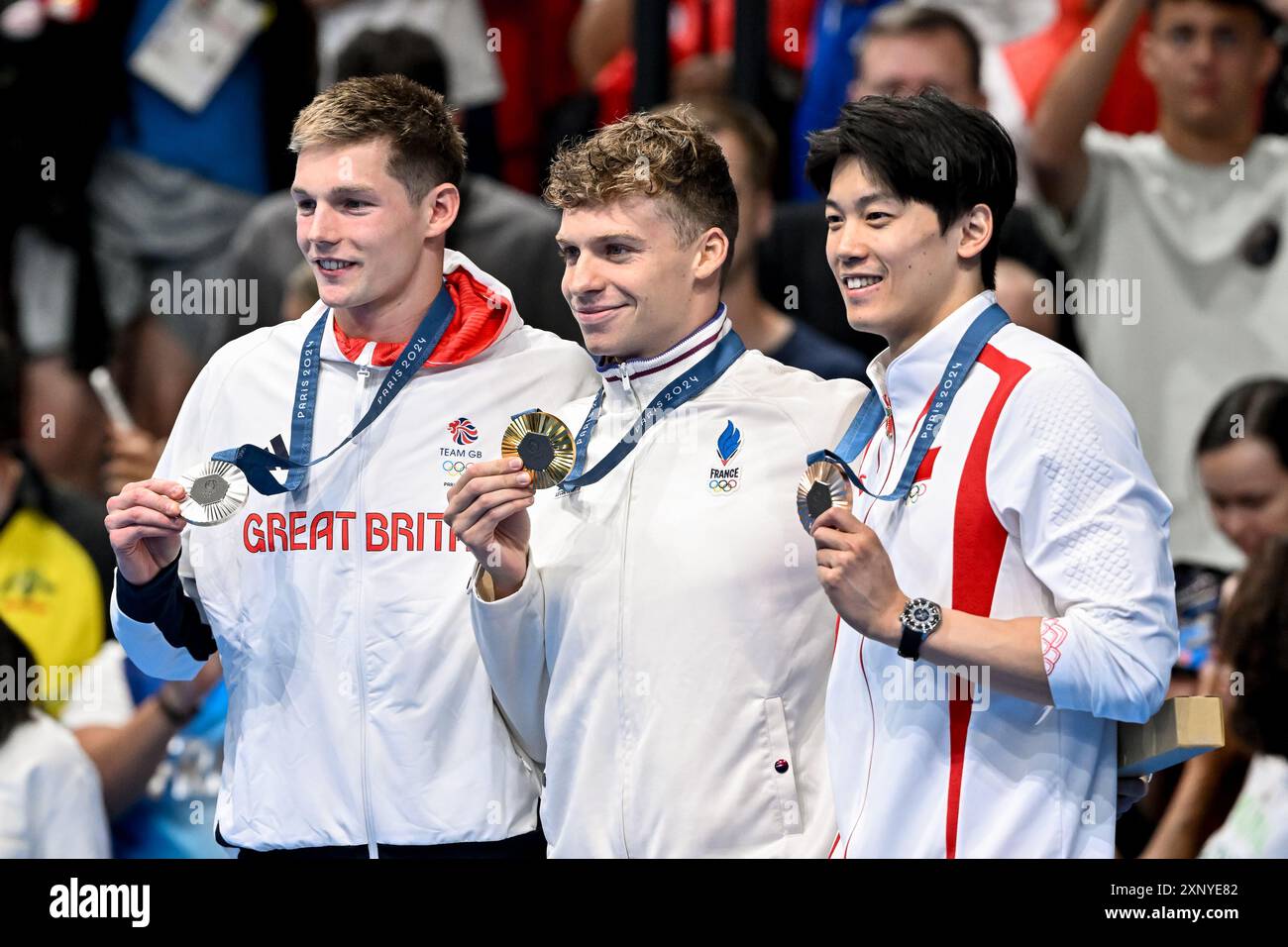 Paris, France. 02nd Aug, 2024. Duncan Scott of Great Britain, silver ...
