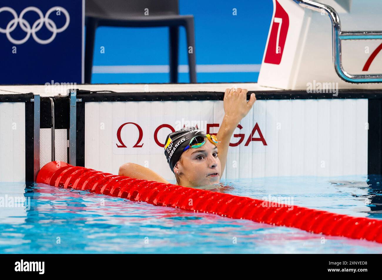 Emma Carrasco Cadens of Spain competes during Women's 200m Individual ...