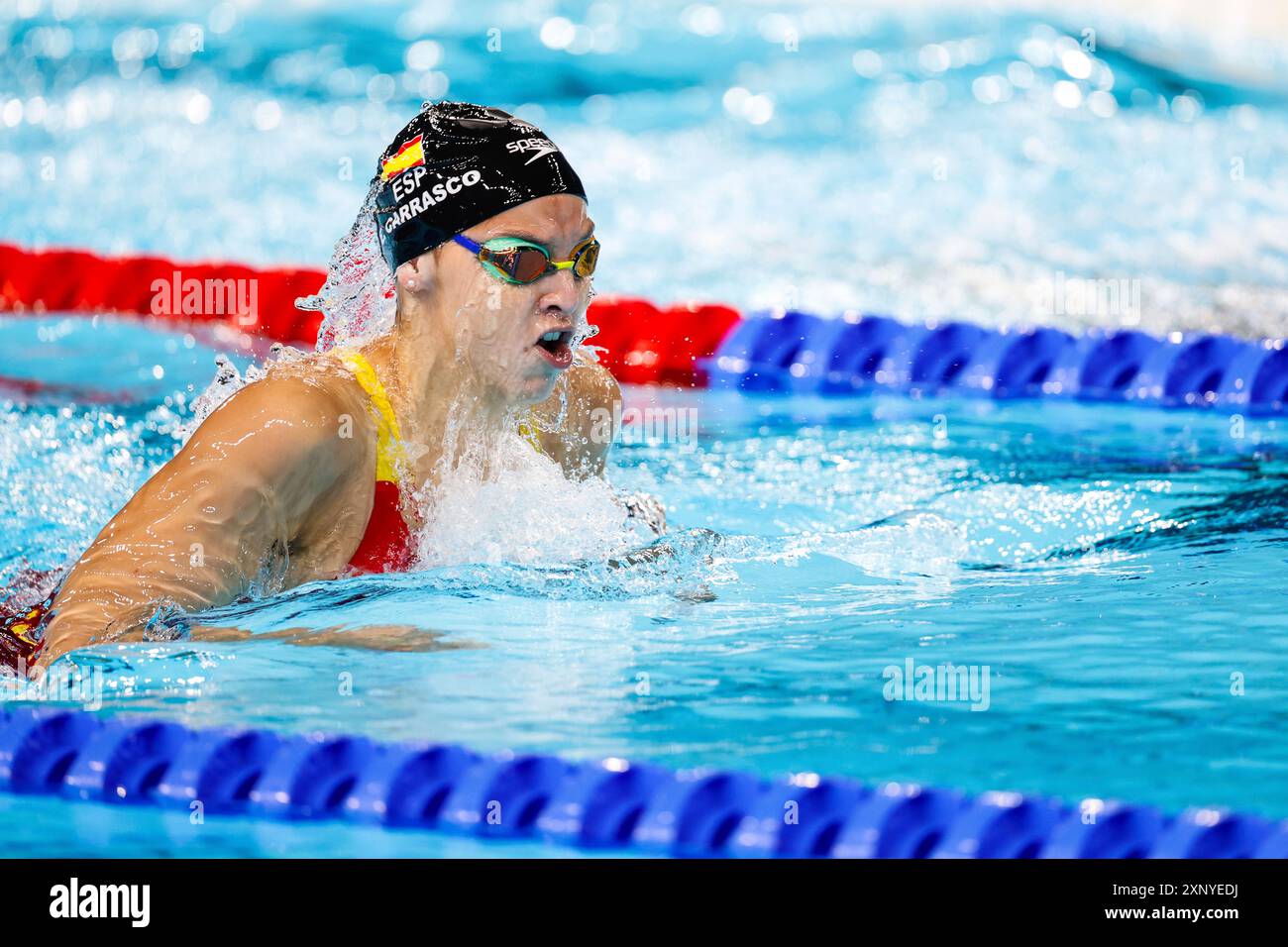 Emma Carrasco Cadens of Spain competes during Women's 200m Individual ...