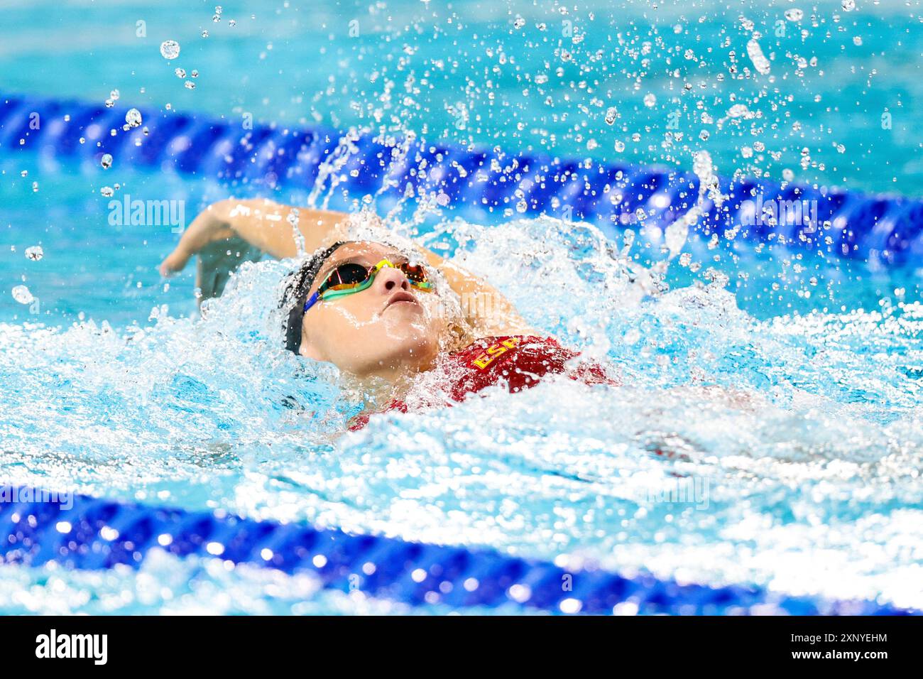 Emma Carrasco Cadens of Spain competes during Women's 200m Individual ...