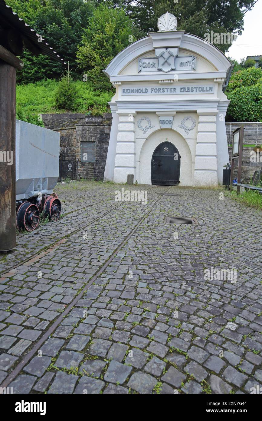 Reinhold Forster ore adit built in 1859, portal, decorations ...