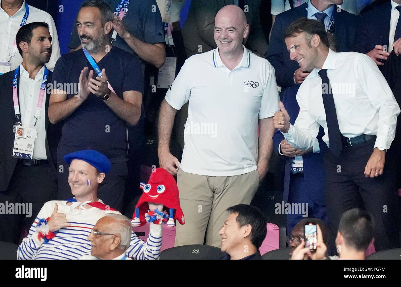 02 August 2024, Olympics, Paris 2024, swimming, 50m freestyle, men ...