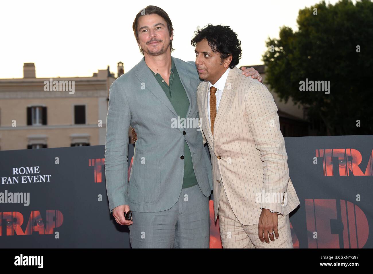 red carpet of Trap film at the Barberini terrace American actor and ...