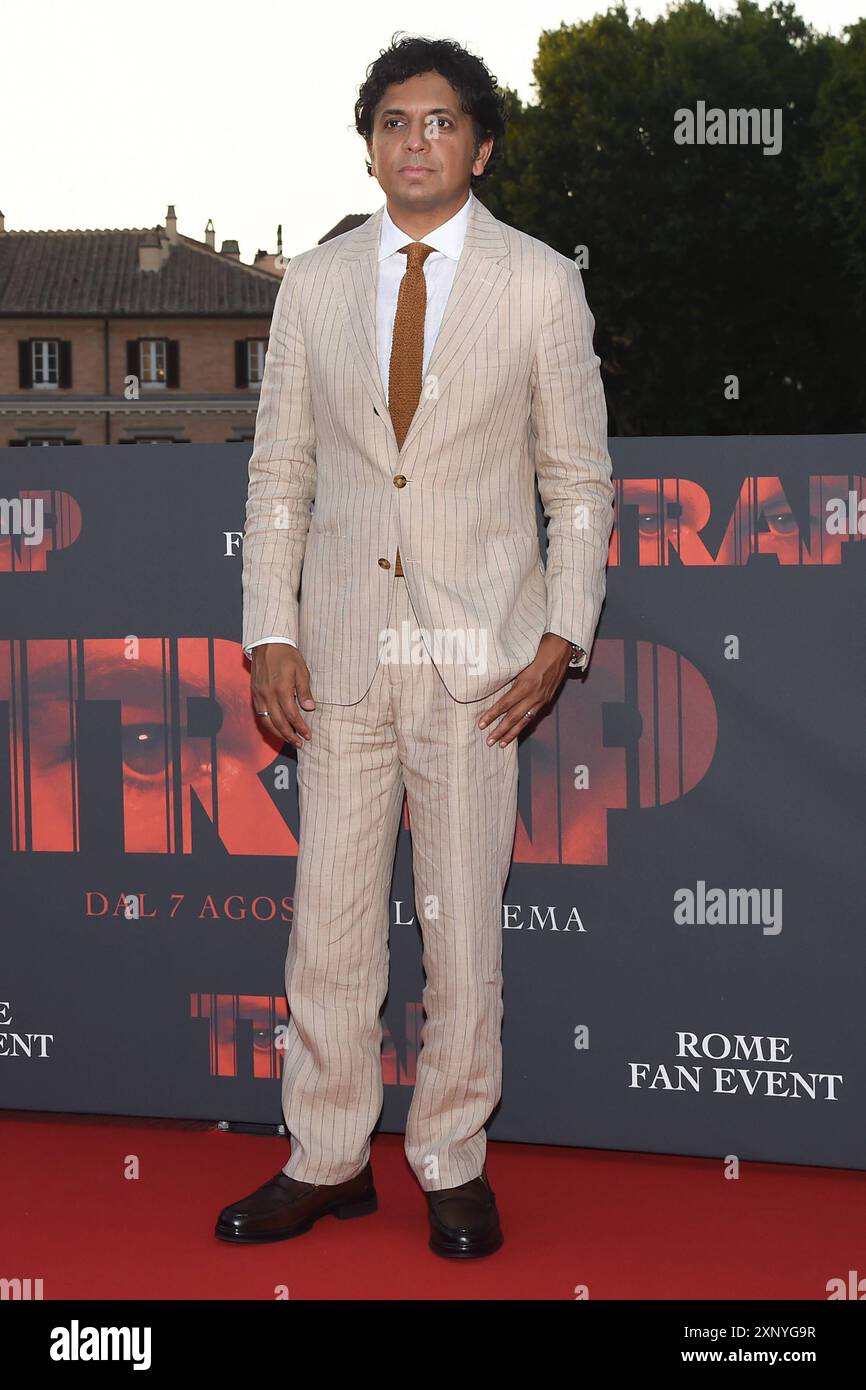 red carpet of Trap film at the Barberini terrace US-born Indian ...