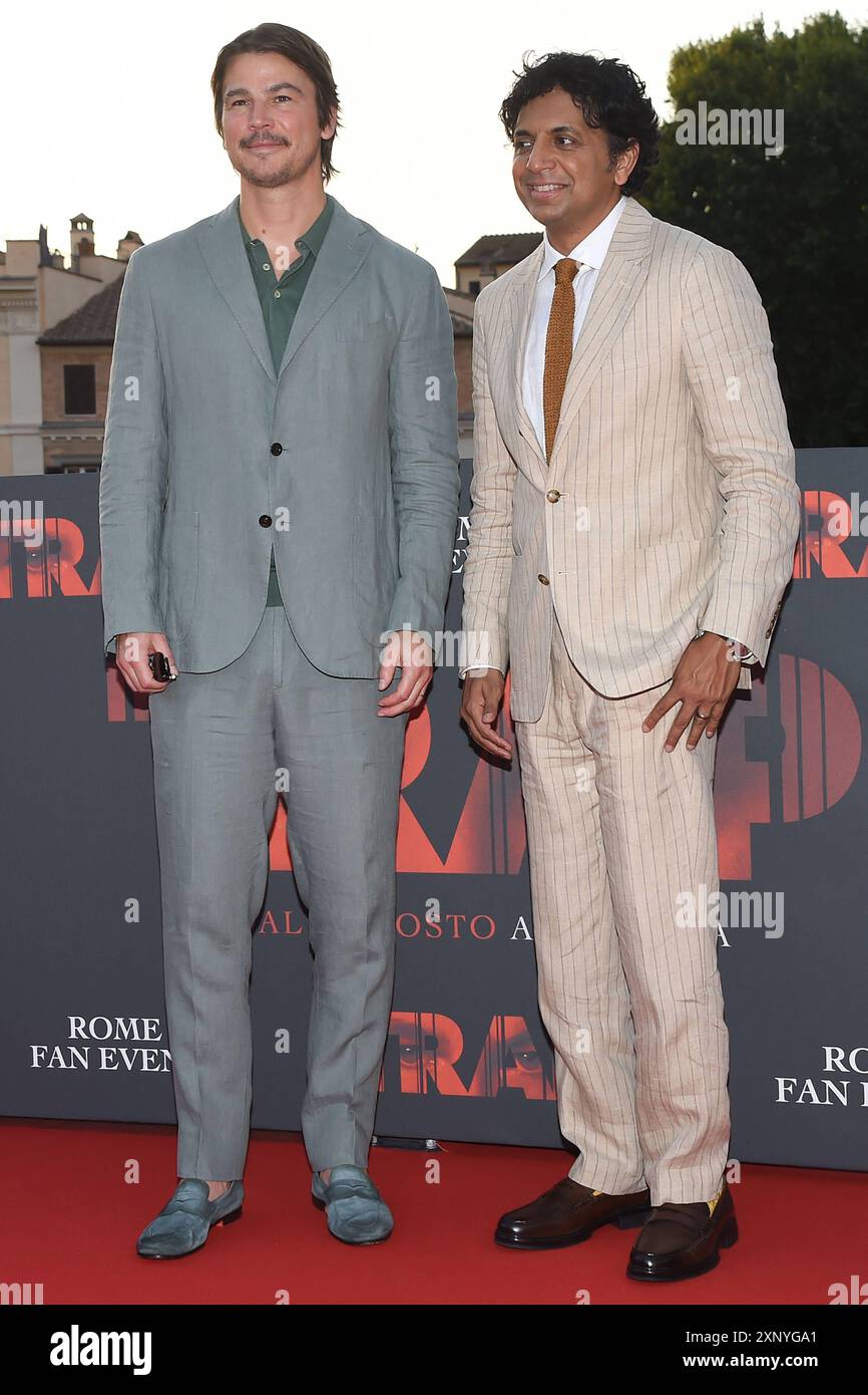 red carpet of Trap film at the Barberini terrace American actor and ...