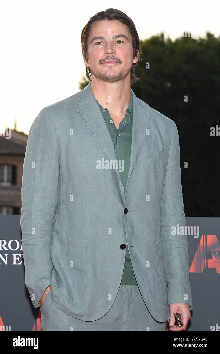 red carpet of Trap film at the Barberini terrace American actor and ...