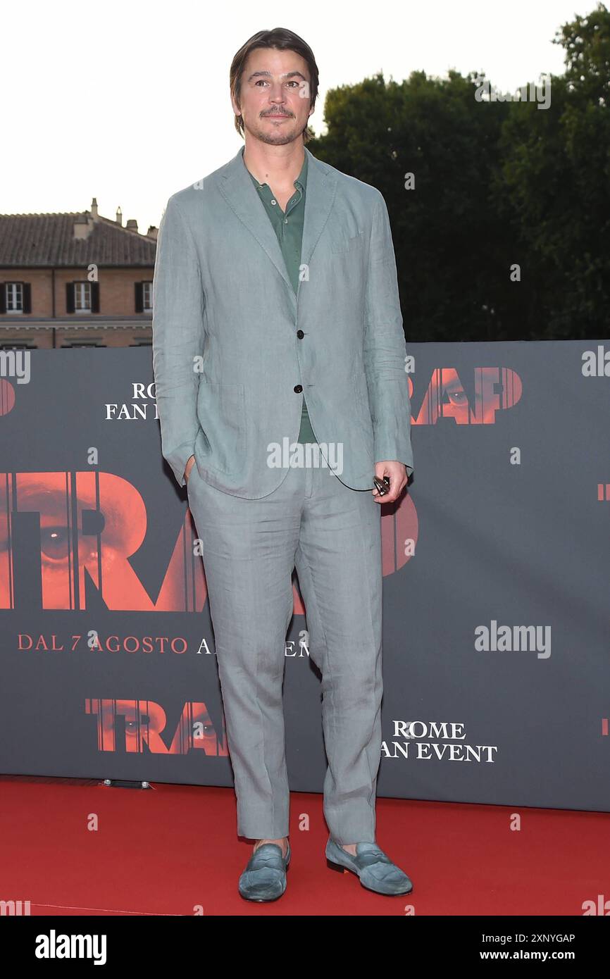 red carpet of Trap film at the Barberini terrace American actor and ...