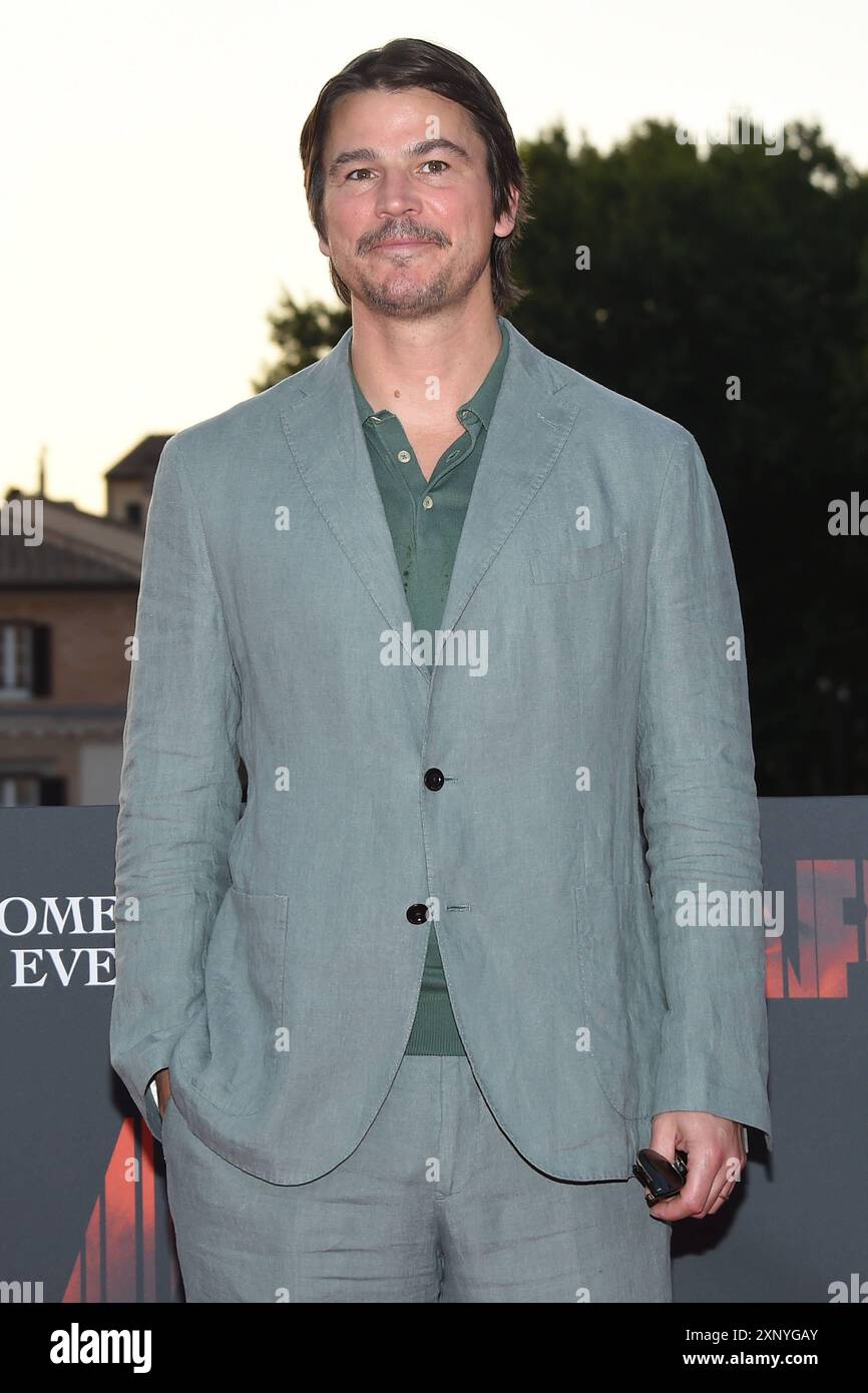 red carpet of Trap film at the Barberini terrace American actor and ...