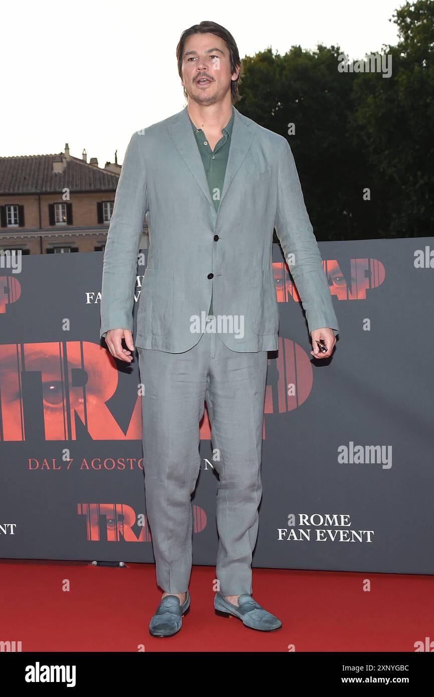 red carpet of Trap film at the Barberini terrace American actor and ...