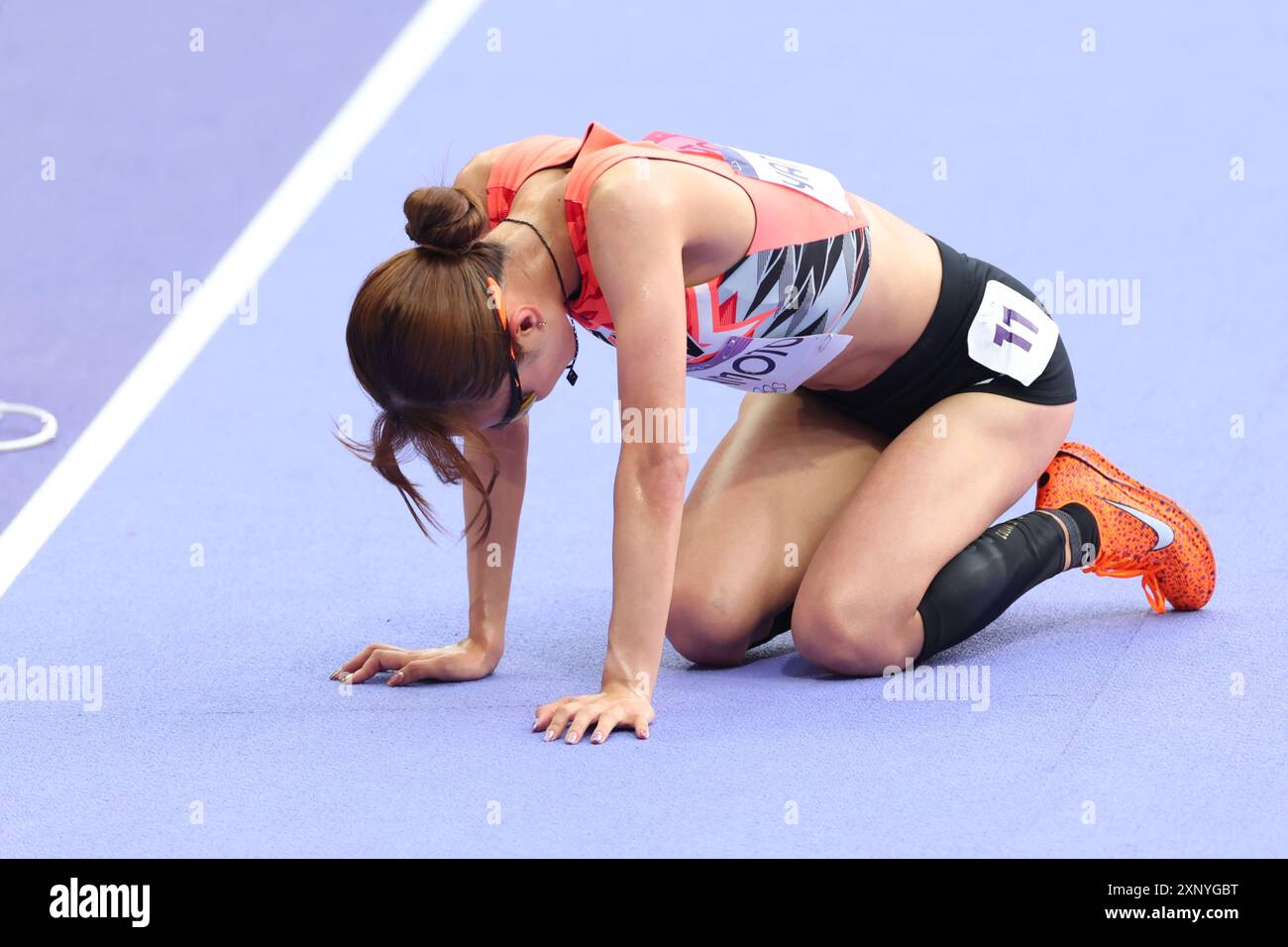 Saint-Denis, France. 2nd Aug, 2024. Yuma Yamamoto (JPN) Athletics : Women's 5000m Round 1 during ...