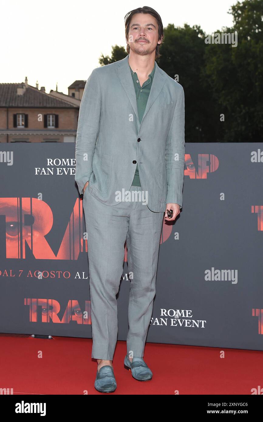 red carpet of Trap film at the Barberini terrace American actor and ...