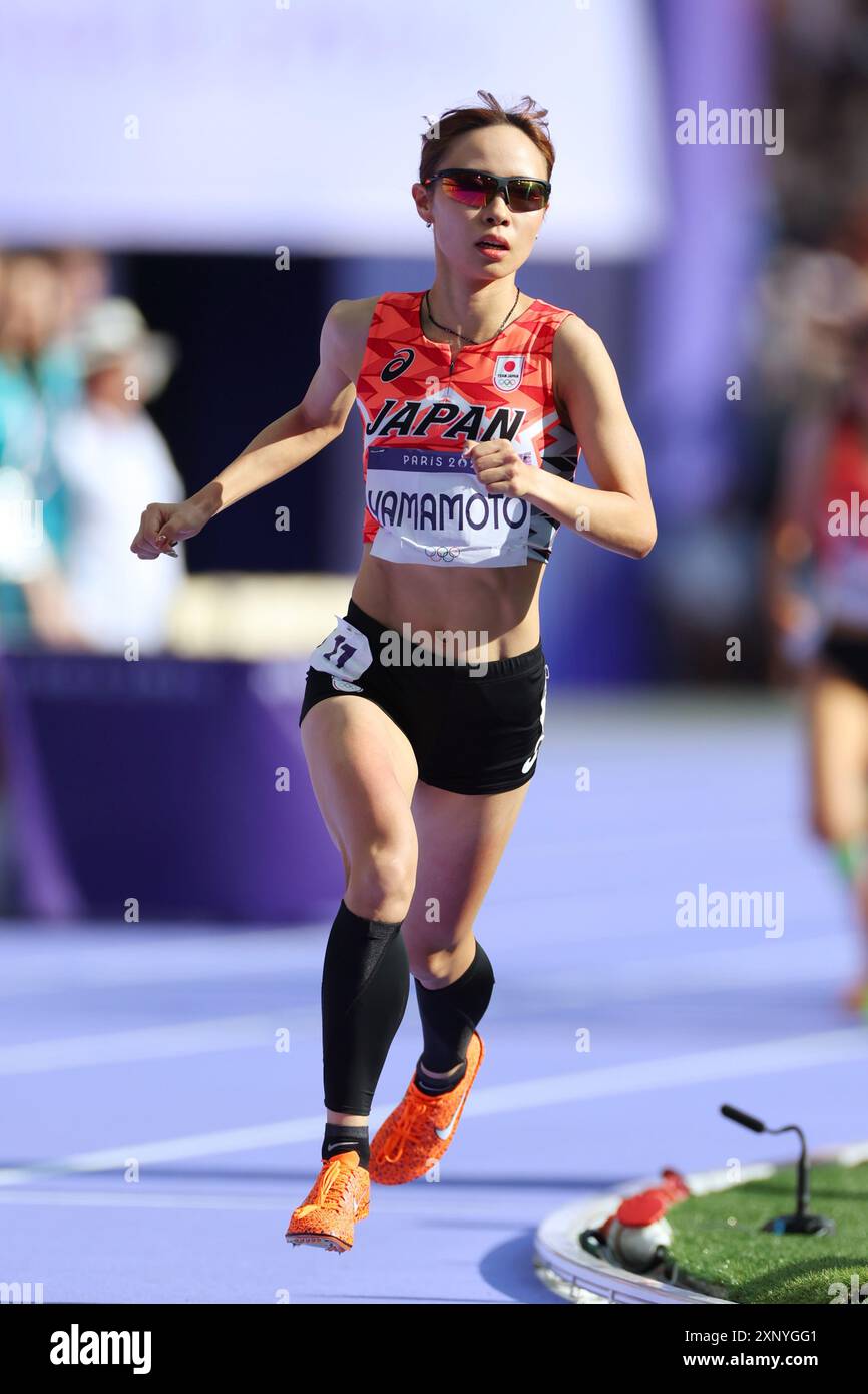 Saint-Denis, France. 2nd Aug, 2024. Yuma Yamamoto (JPN) Athletics : Women's 5000m Round 1 during ...