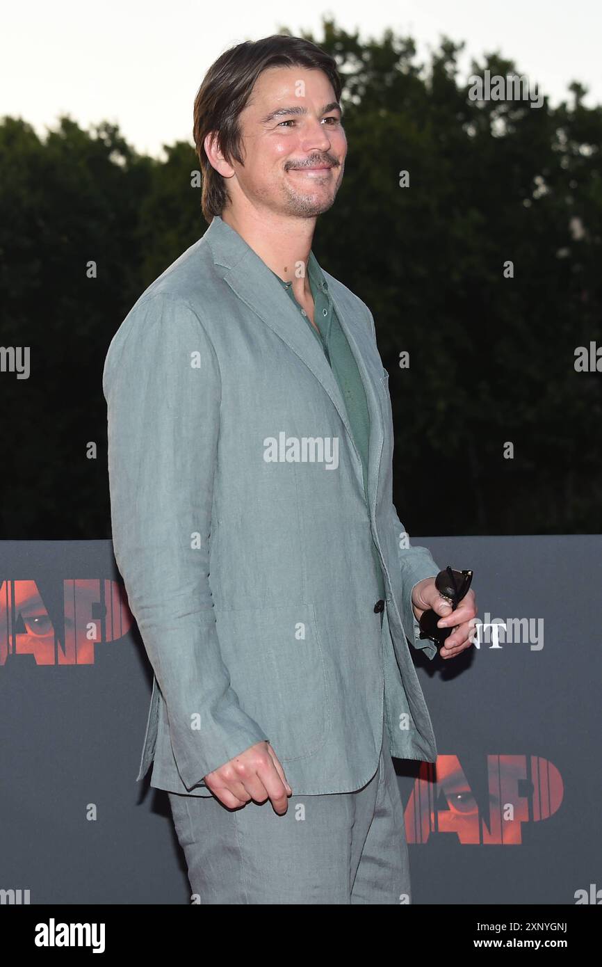 red carpet of Trap film at the Barberini terrace American actor and ...