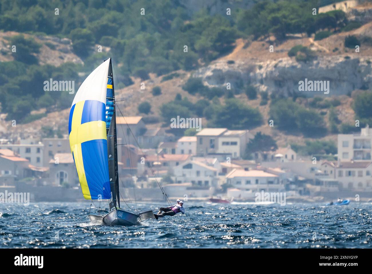 Rebecca Netzler and Vilma Bobeck of, Sweden. , . compete in women's ...