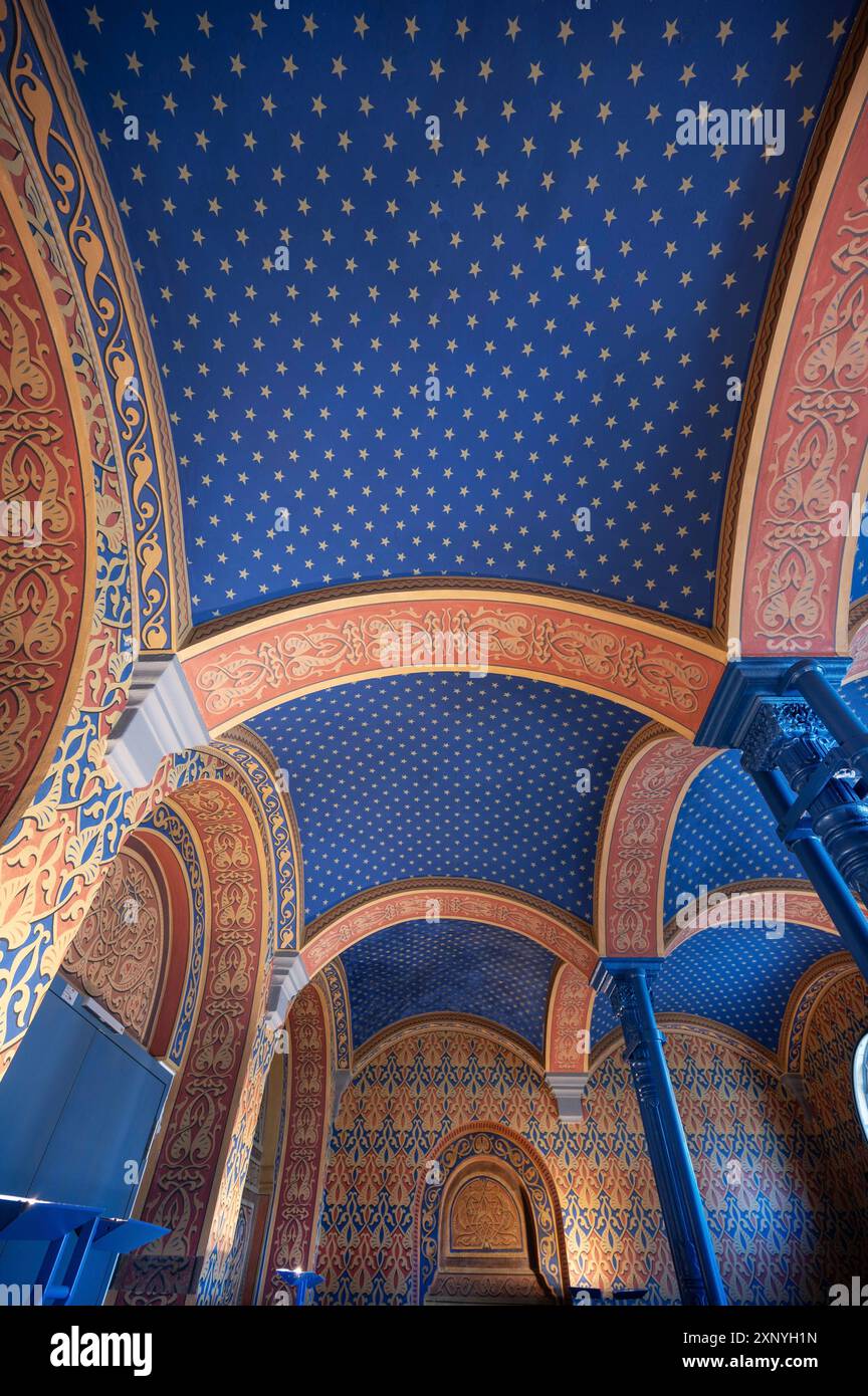 Preserved ceiling vault in the vestibule of the former synagogue, built ...