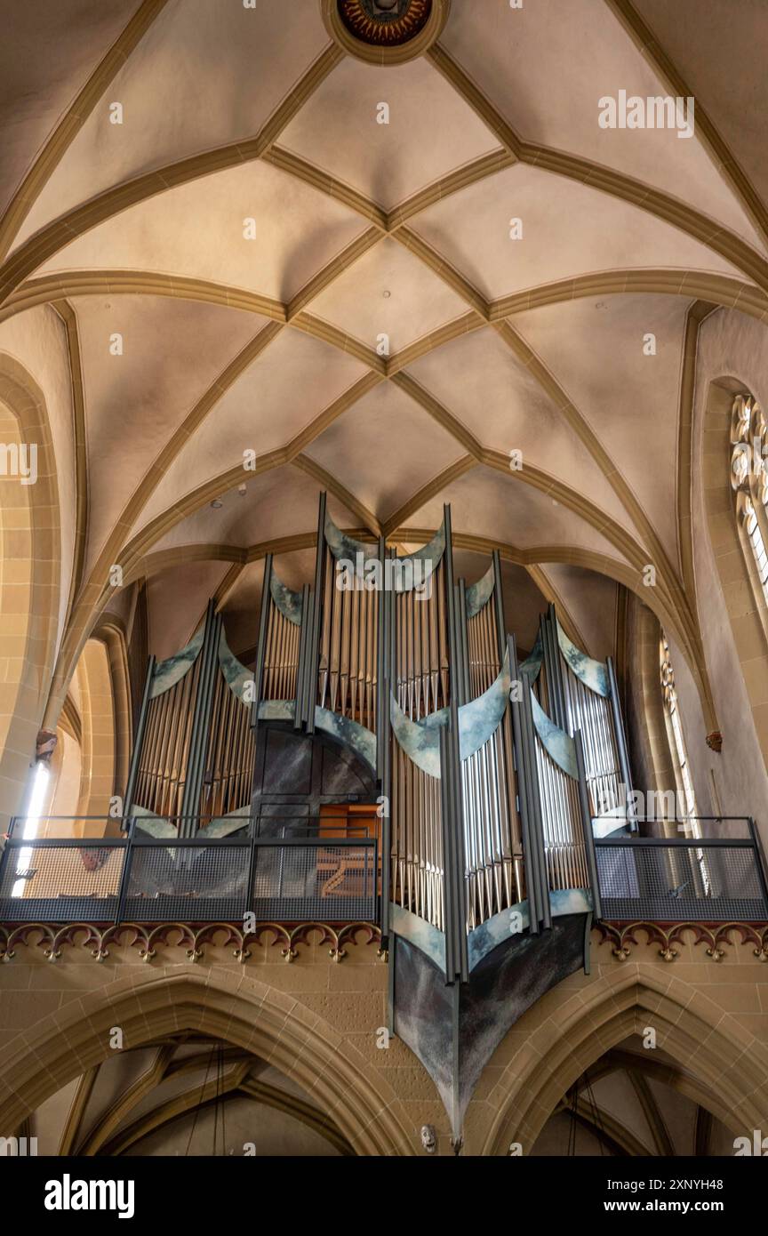 Organ on the west gallery was built in 1996 by the organ builder ...