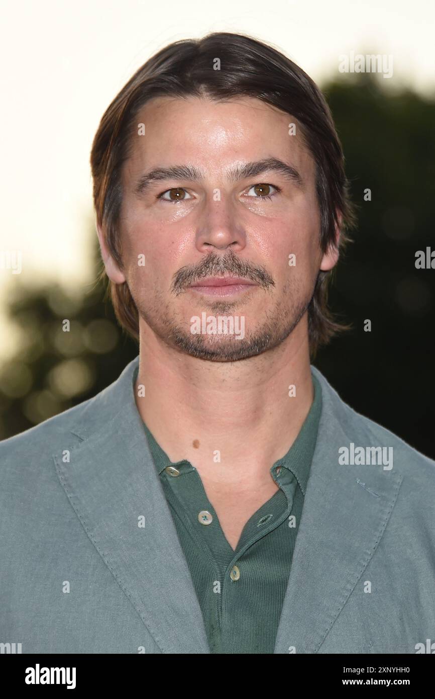 Roma, Lazio. 02nd Aug, 2024. American actor and film producer Josh ...