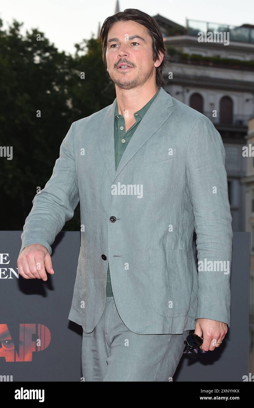Roma, Lazio. 02nd Aug, 2024. American actor and film producer Josh ...