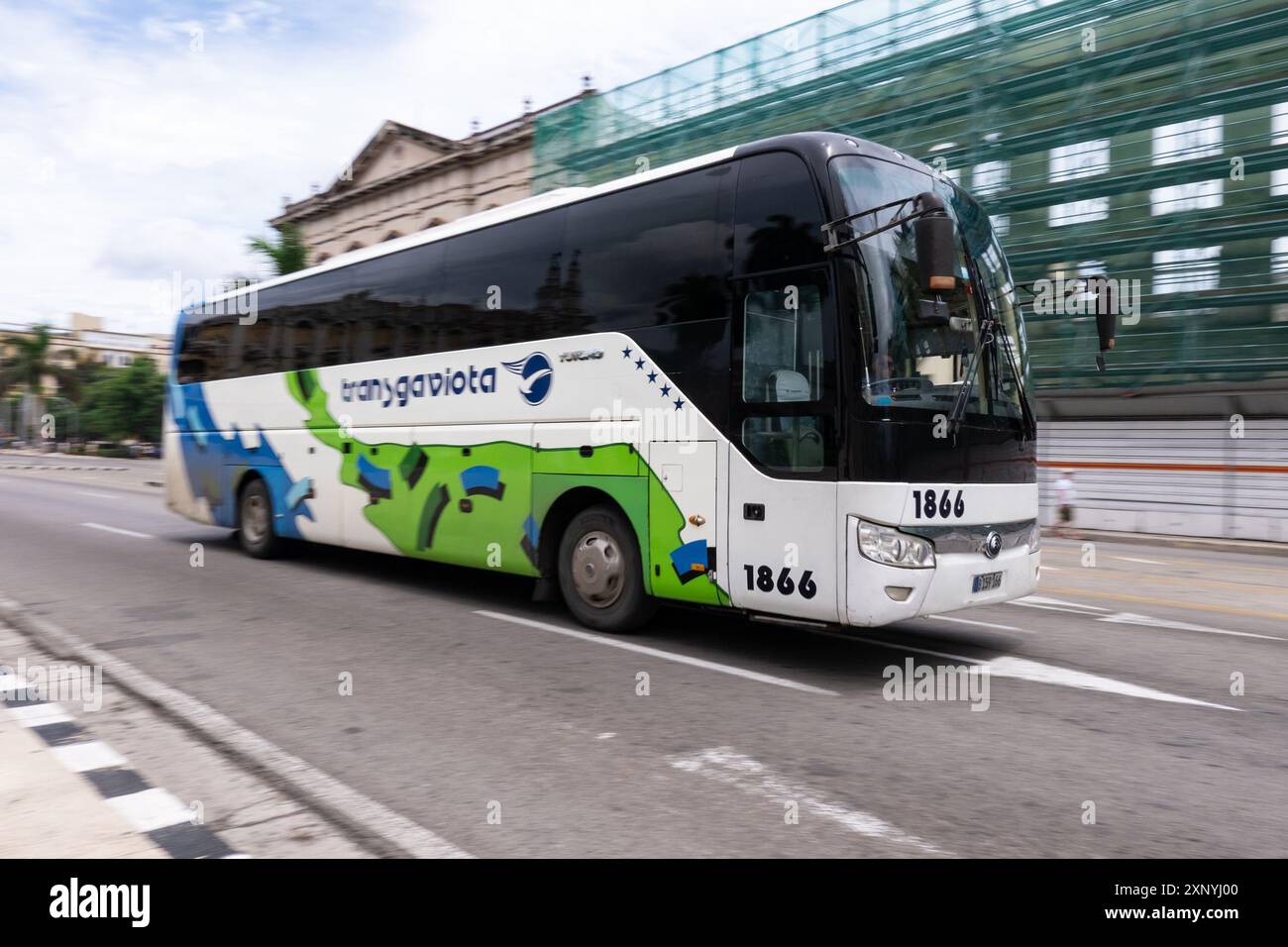 HAVANA, CUBA - AUGUST 28, 2023: Chinese Yutong luxury bus of Cuban ...
