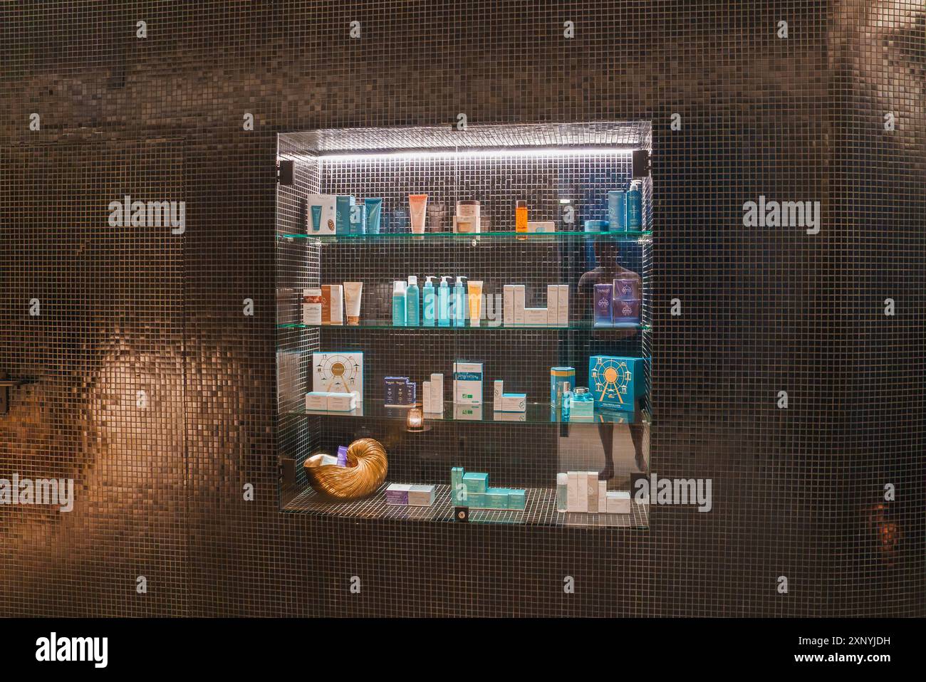 Refined product placement hi-res stock photography and images - Alamy