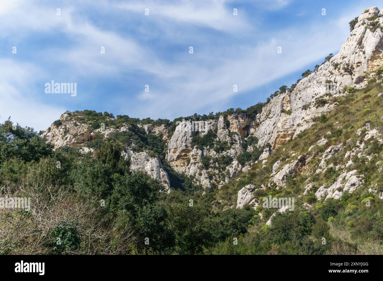Beautiful canyon at Oriented Nature Reserve Cavagrande del Cassibile ...