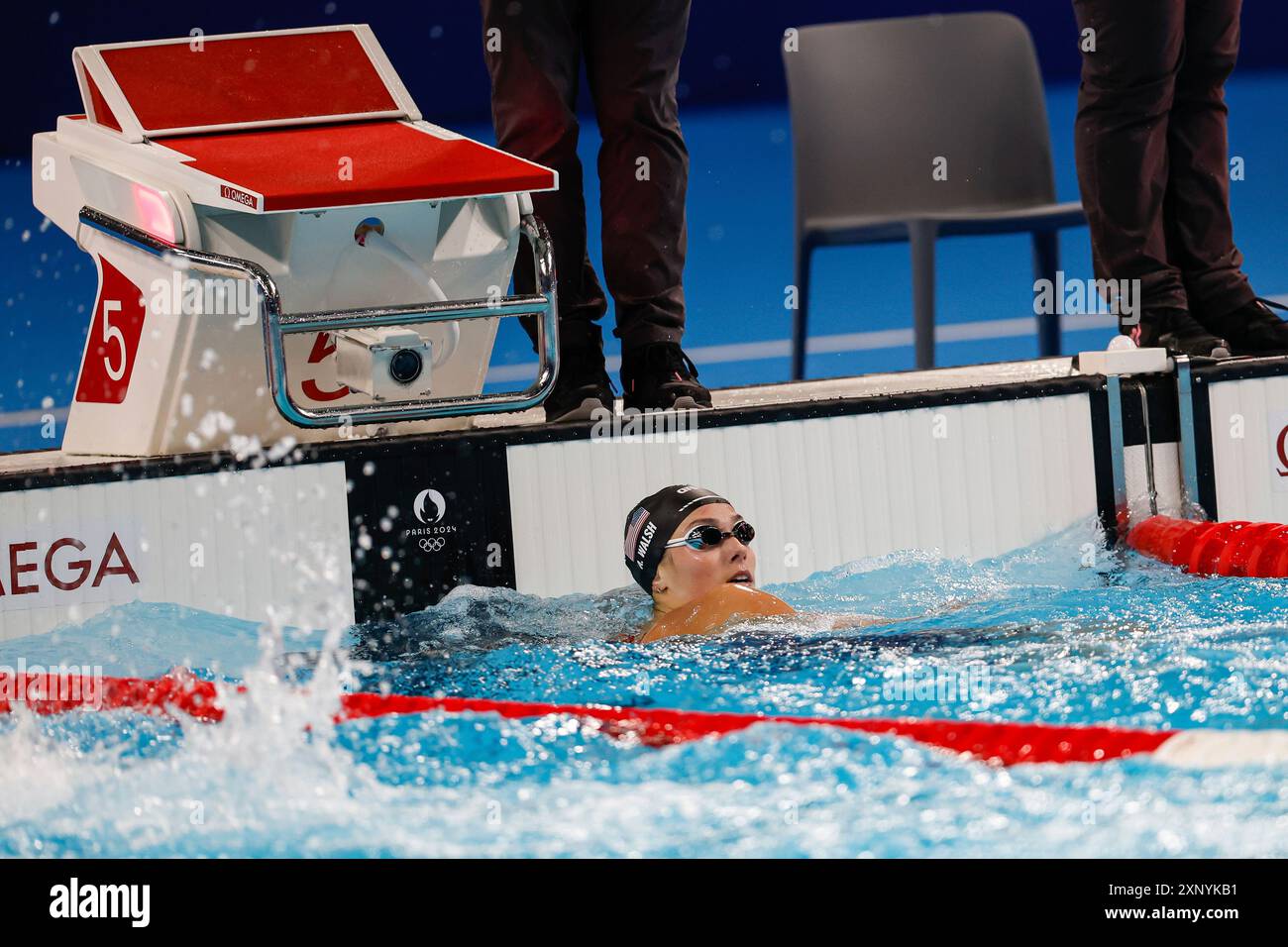 Alex Walsh of United States competes during Women's 200m Individual ...