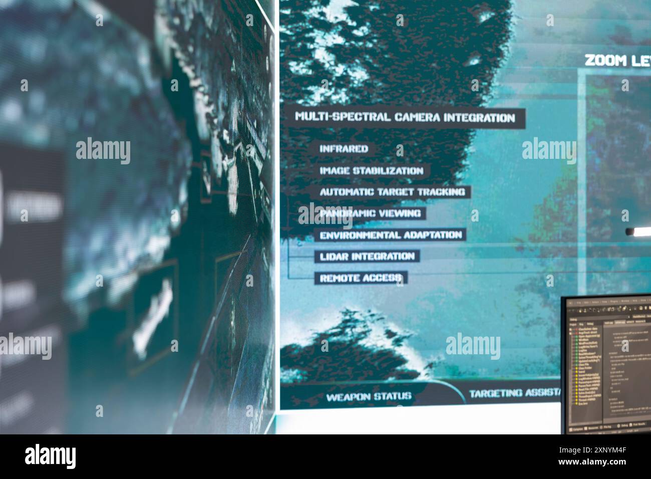Empty secret service division control center used to follow national ...