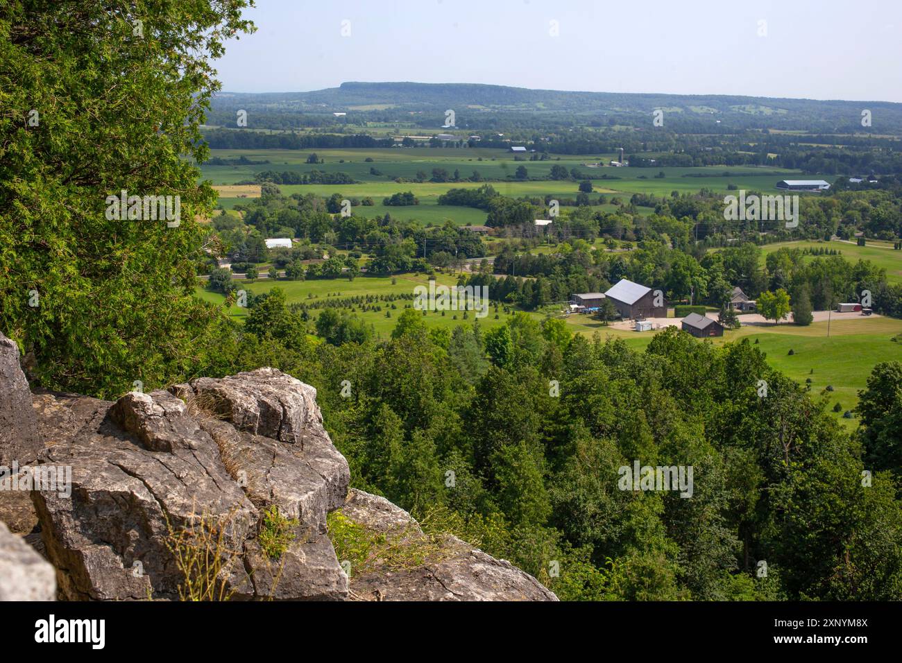 View form Rattlesnake Point Conservation Area, Ontario, Canada Stock ...