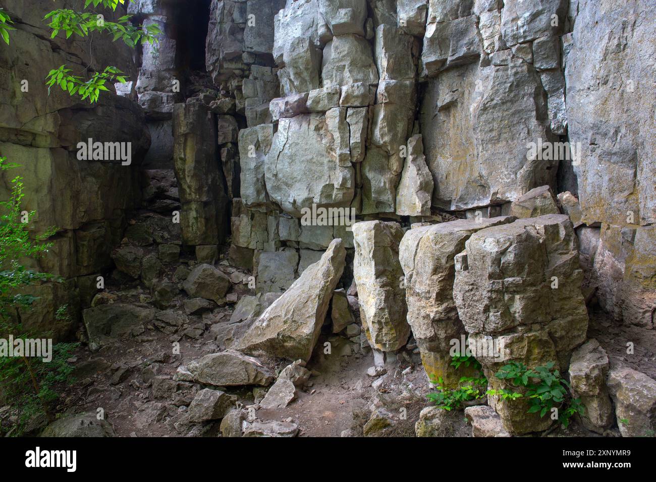 Natural stone sculpture background at Rattlesnake Point Conservation ...