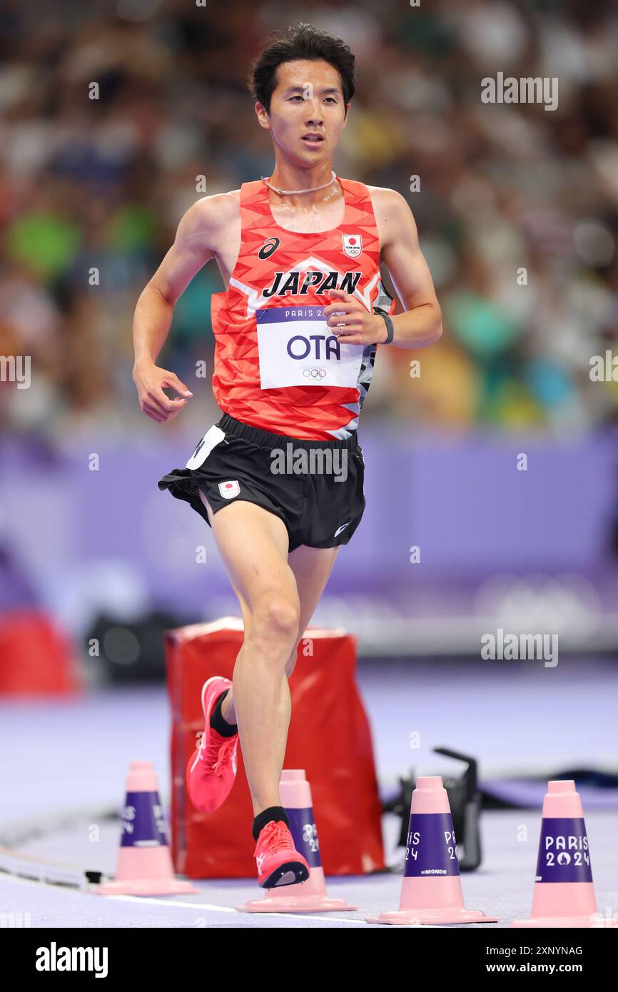 Saint-Denis, France. 2nd Aug, 2024. Tomoki Ota (JPN) Athletics : Men's 10000m Final during the ...