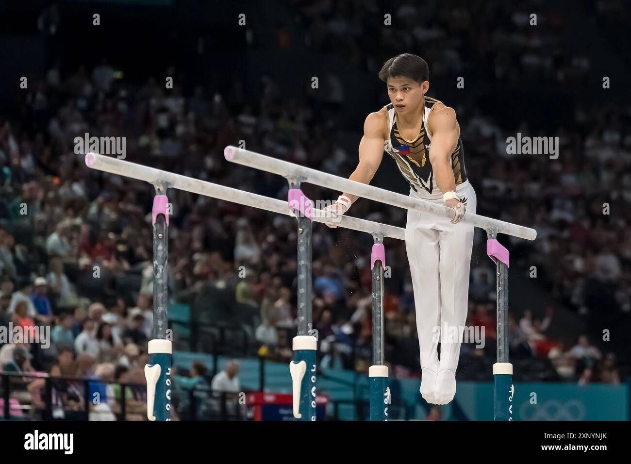 Paris, Ile de France, France. 31st July, 2024. Carlos Edriel Yulo (PHI ...