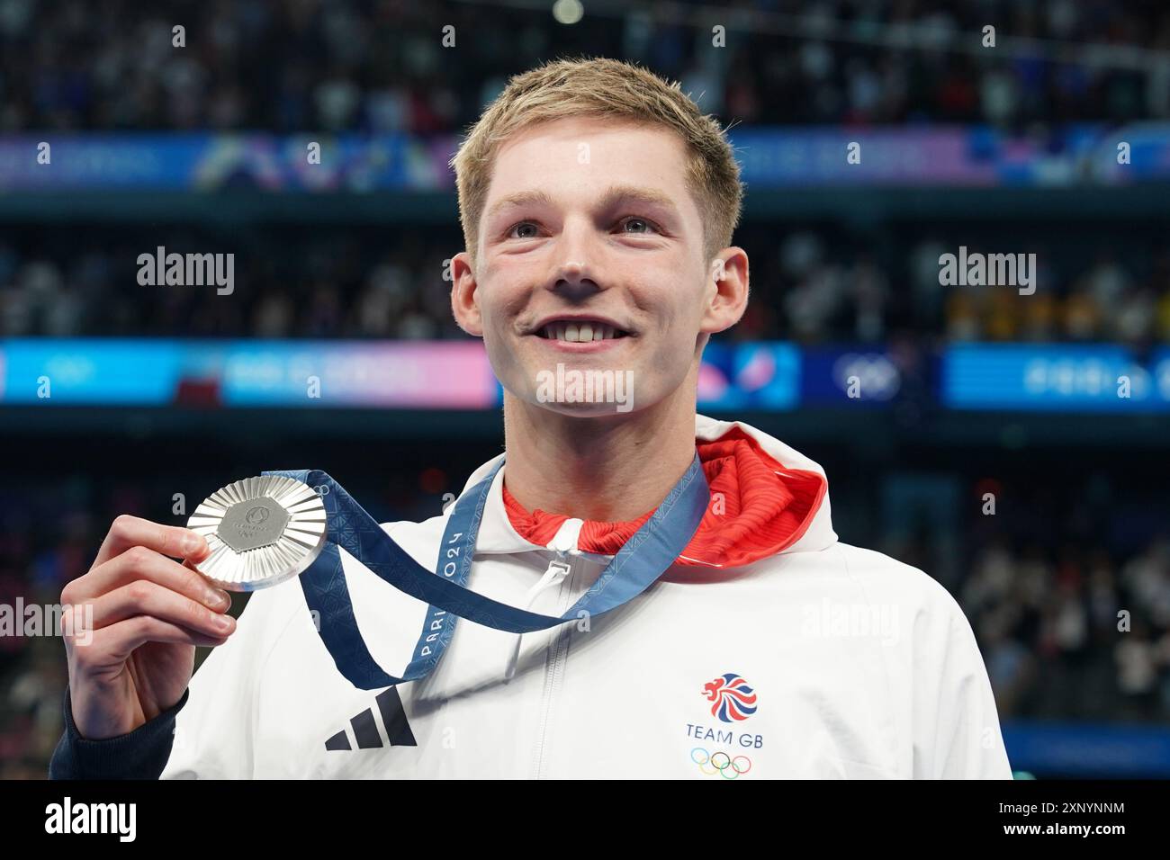 Paris, France. 02nd Aug, 2024. Olympics, Paris 2024, swimming, men ...