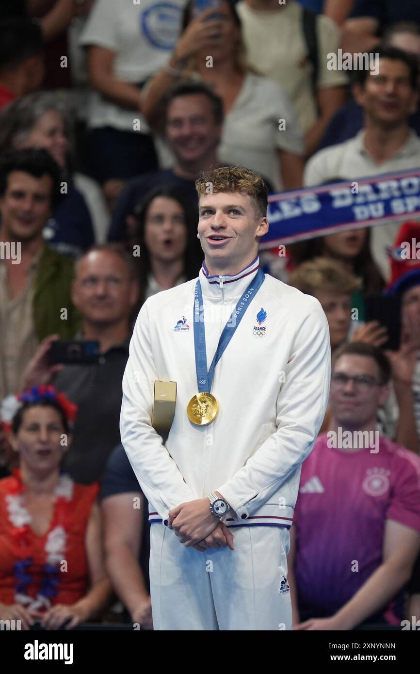 Paris, France. 02nd Aug, 2024. Olympics, Paris 2024, swimming, men ...