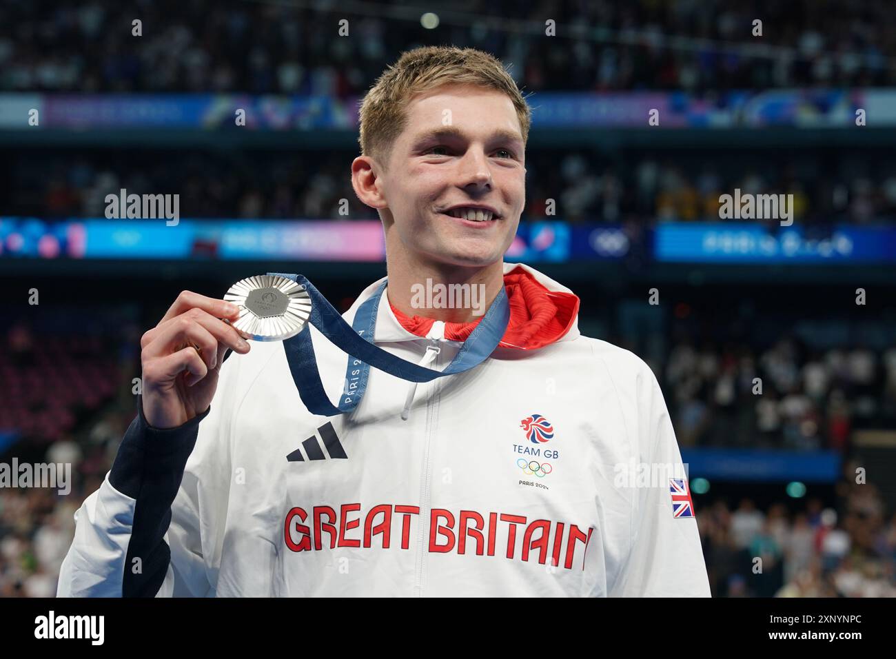 Paris, France. 02nd Aug, 2024. Olympics, Paris 2024, swimming, men ...