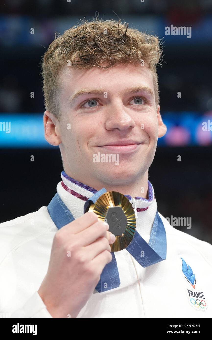 Paris, France. 02nd Aug, 2024. Olympics, Paris 2024, swimming, men ...