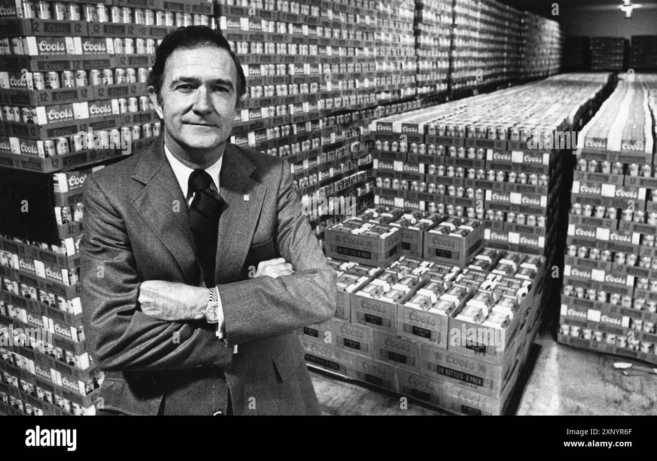 Austin Texas USA: Austin beer distributor and businessman ROY BUTLER in ...