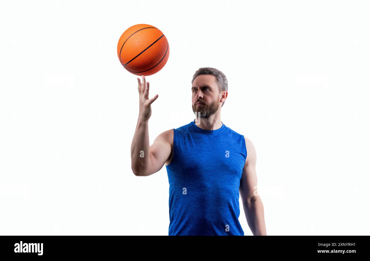 Man tricking basketball ball hi-res stock photography and images - Alamy
