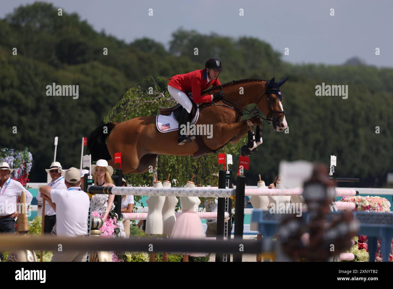 Paris, France. 02nd Aug, 2024. Paris Olympics: Equestrian. Ward McLain ...