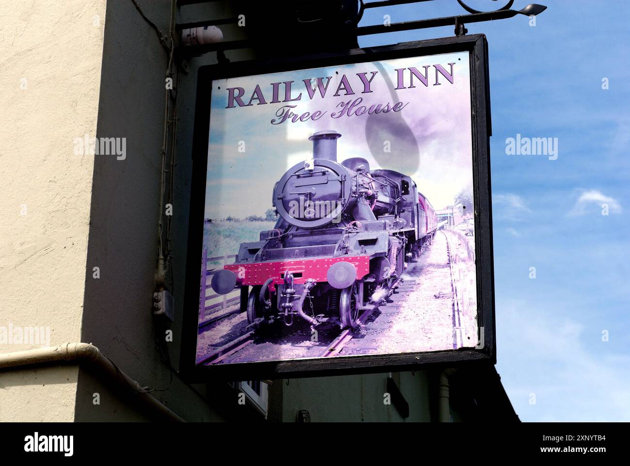 Photo of a BR 3MT loco for the Railway Inn at Mobberley, Cheshire Stock ...