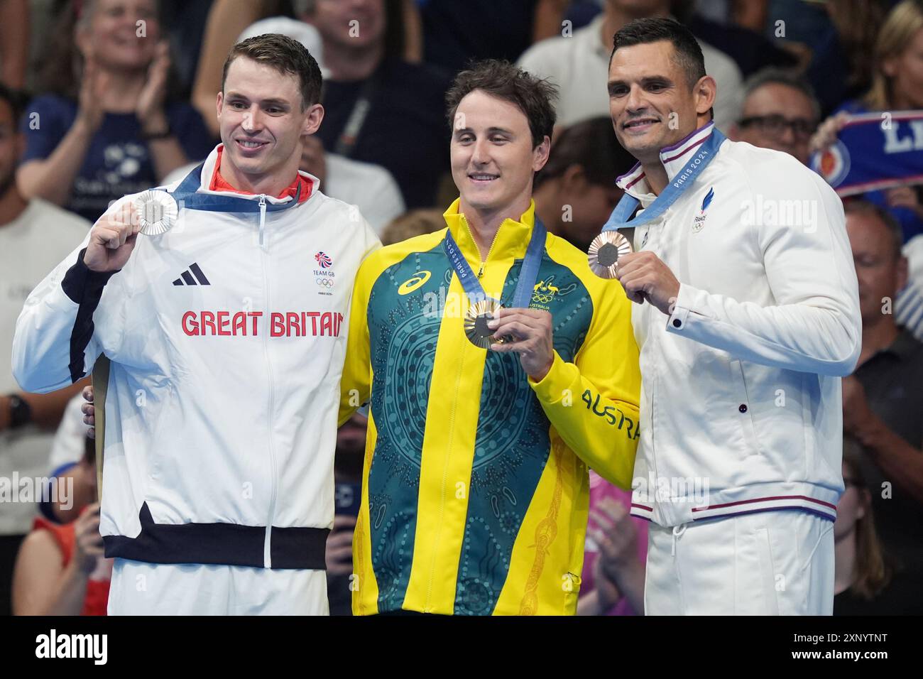 Paris, France. 02nd Aug, 2024. Olympics, Paris 2024, swimming, men, 50m ...