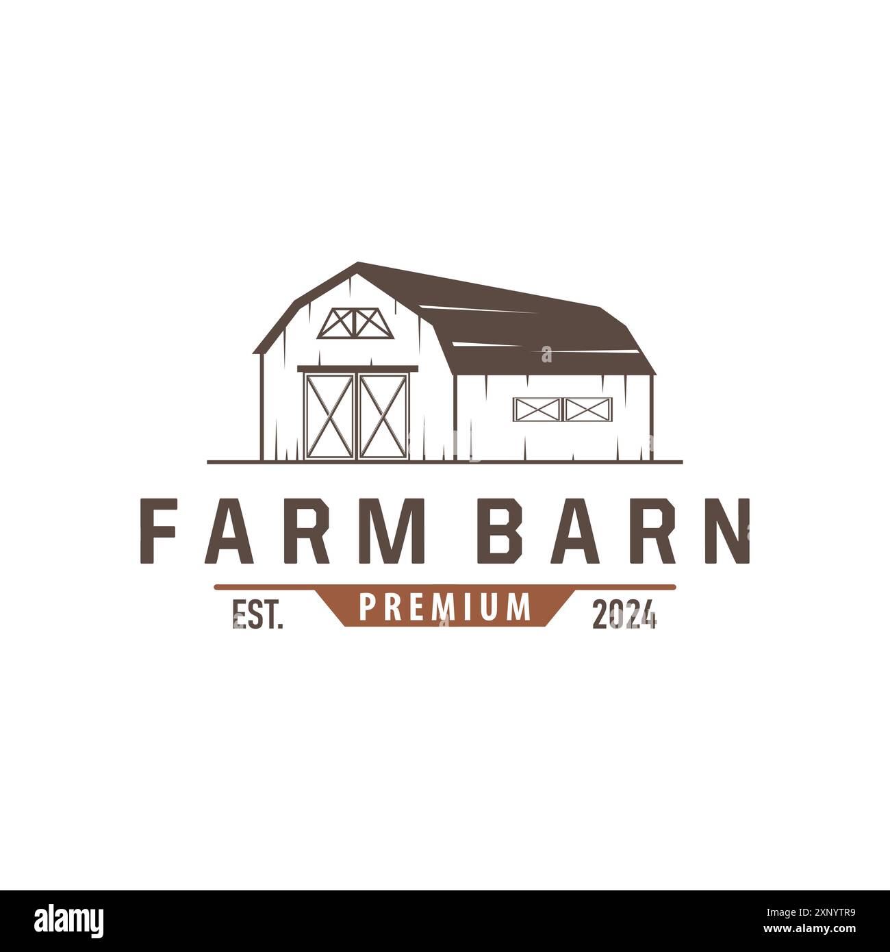 Farmer house with cattle Stock Vector Images - Alamy