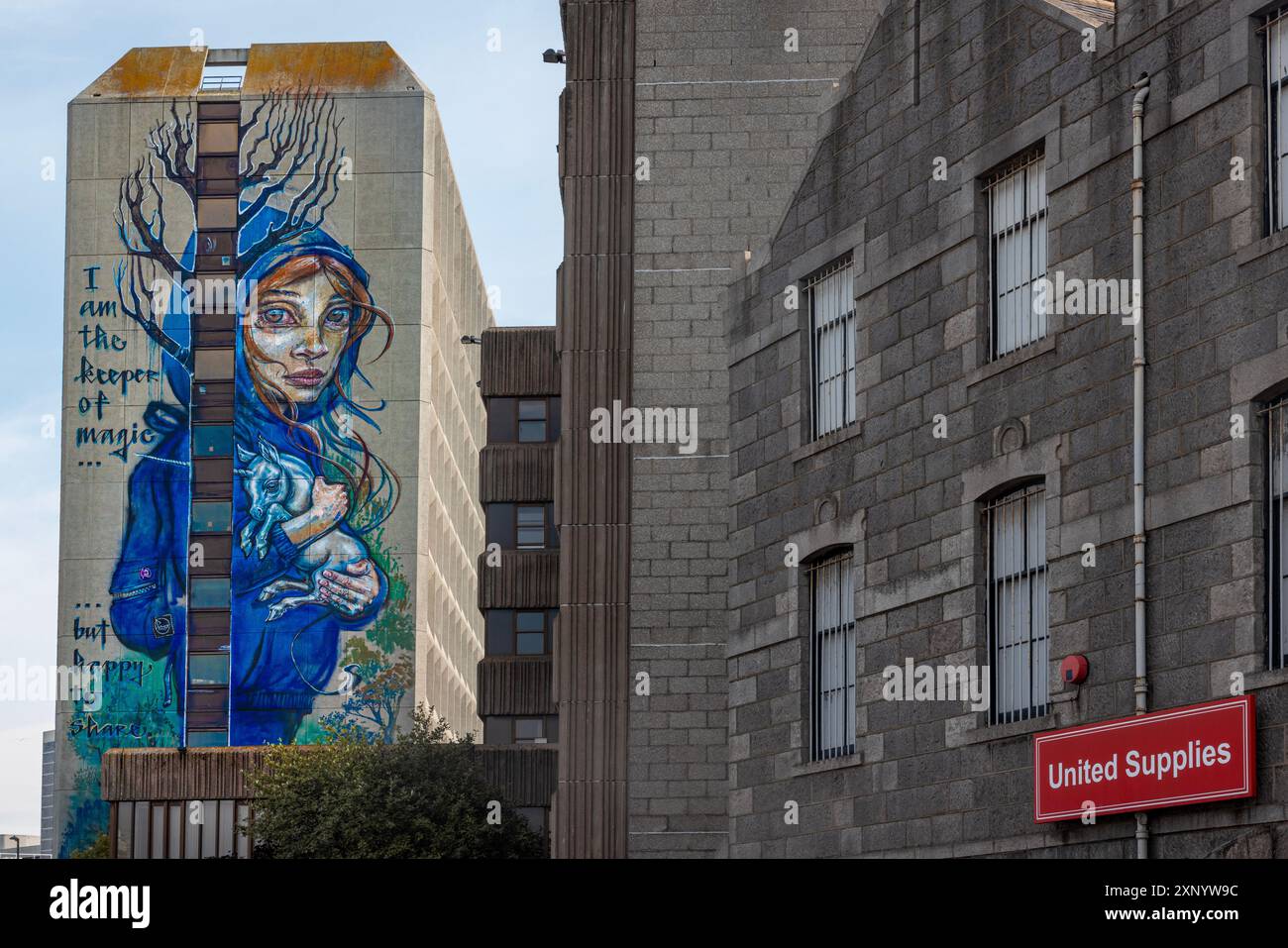 Aberdeen in Scotland is one of the world's top street art destinations ...
