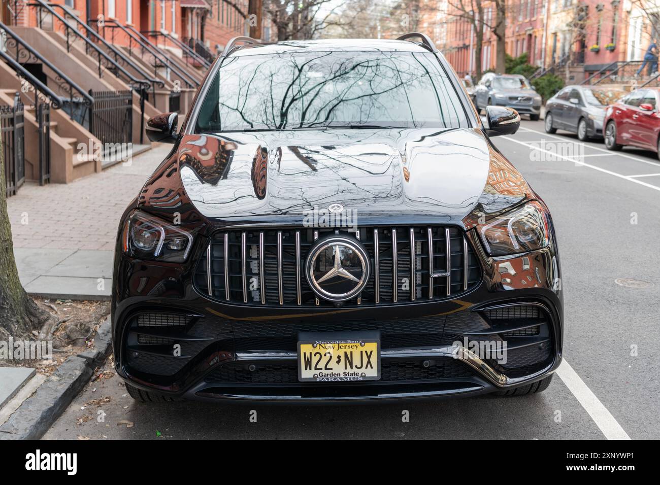 New York City, USA - March 31, 2024: Mercedes-Benz GLE 350 car parked ...