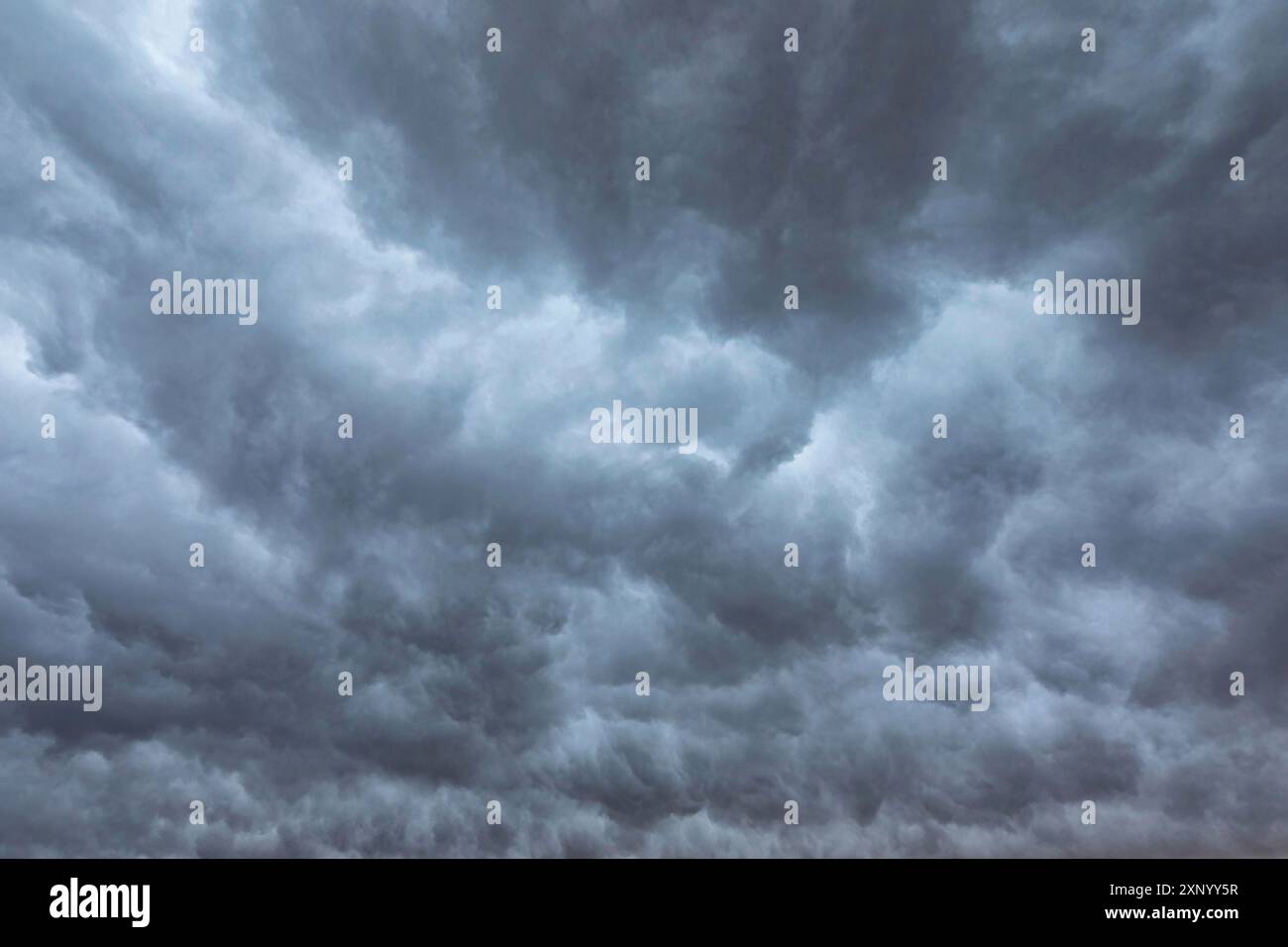 Landscape in Oman, thunderstorm atmosphere, rain clouds, Ayn Razat ...