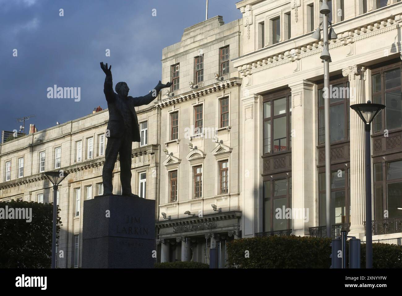 Oisin Kelly's famous statue of trade union leader Jim Larkin in O ...