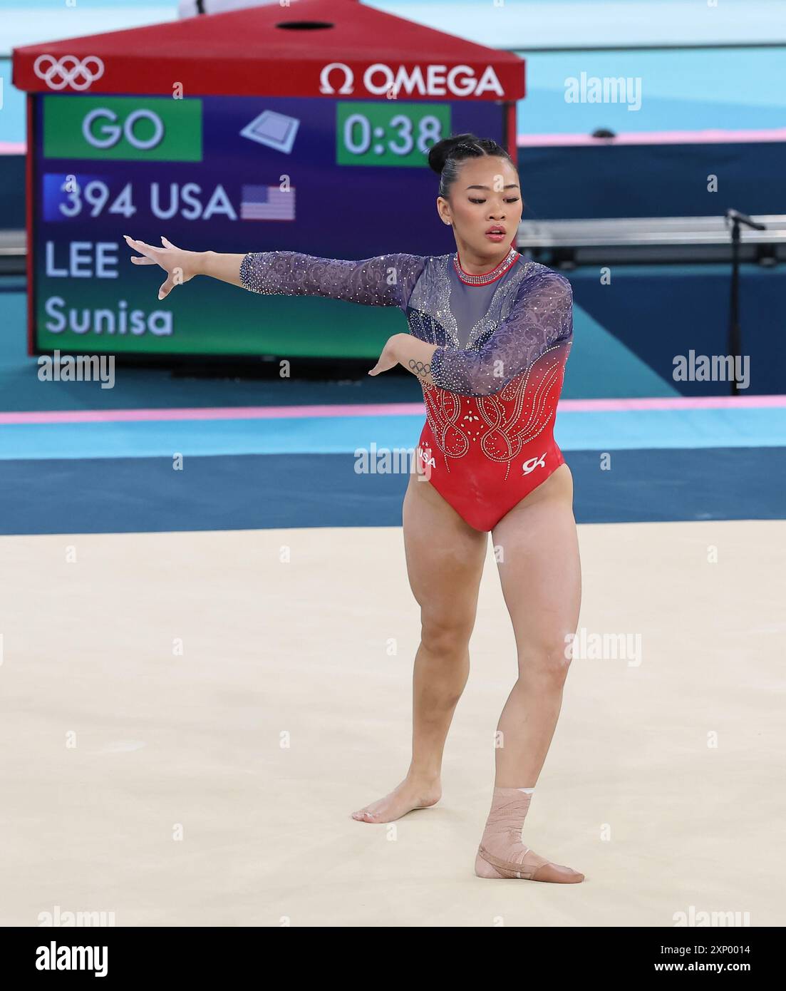 Porte Maillot, France. 02nd Aug, 2024. Paris Olympics 2024: Artistic Gymnastics Final LEE Sunisa ...