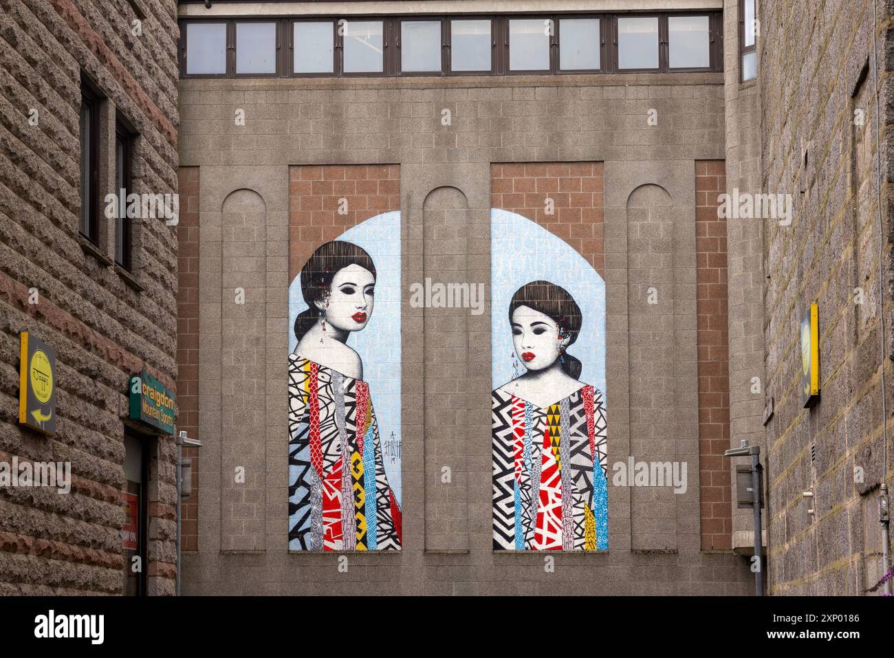 Aberdeen in Scotland is one of the world's top street art destinations ...