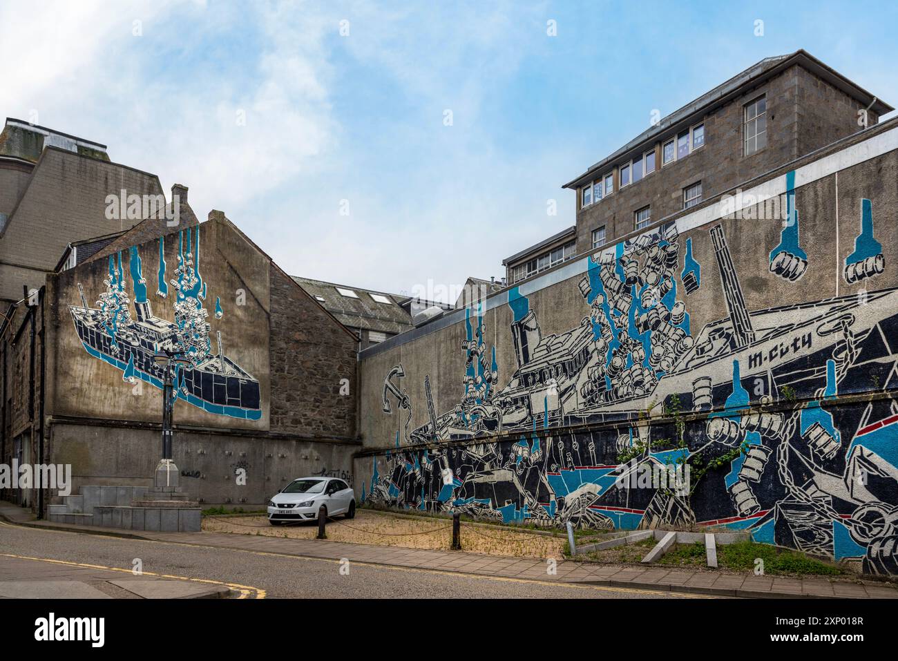 Aberdeen in Scotland is one of the world's top street art destinations ...