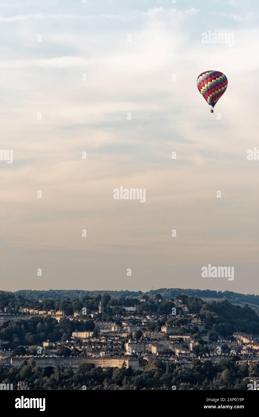 Hot Air Balloons over Bath Stock Photo - Alamy